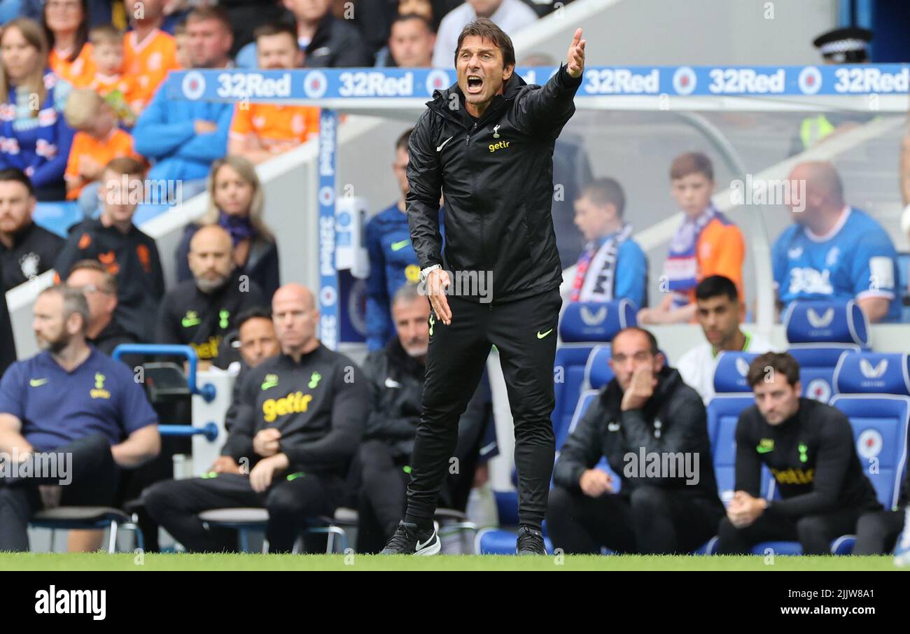 Tottenham Hotspur manager Antonio Conte during a pre-season friendly ...