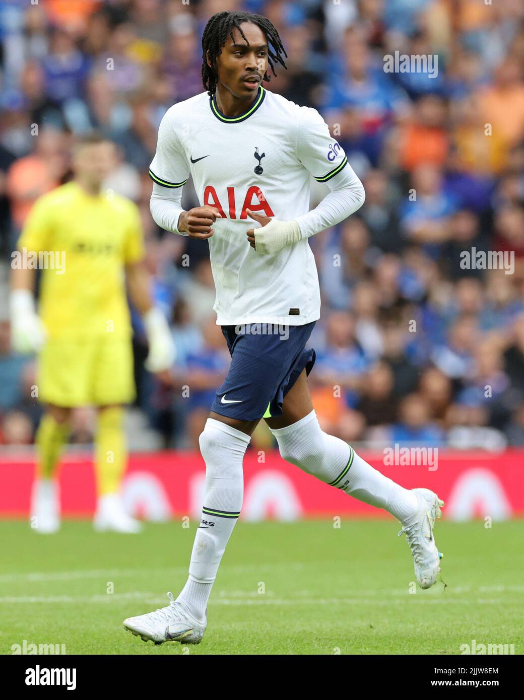 Tottenham Hotspur's Djed Spence during a pre-season friendly match at ...