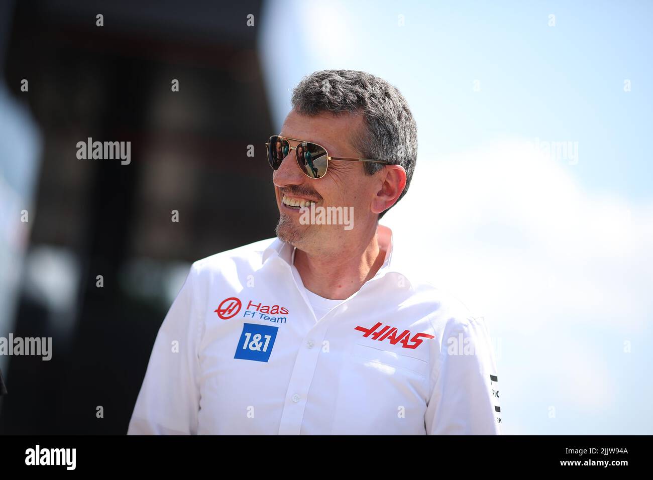 Gunther Steiner; Team Principal Haas F1 Team during the Hungarian GP ...