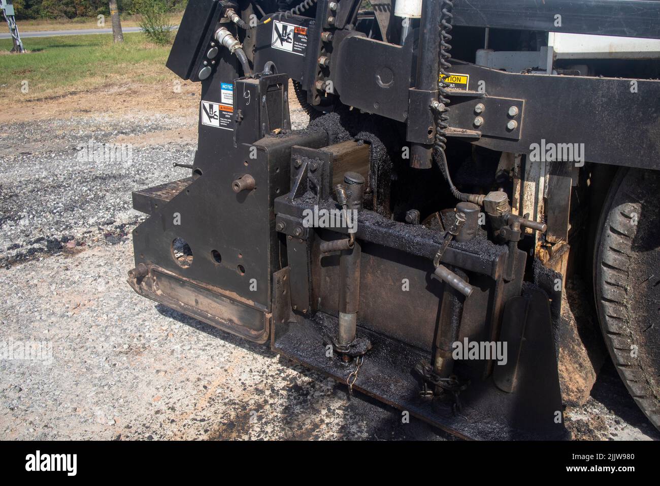 Augusta, Ga USA - 04 22 22: Industrial road paving machinery Roadtec RP ...