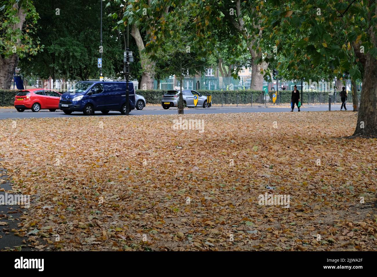 London, UK. 28th July 2022. Drought warnings for parts of the UK. Dry ...