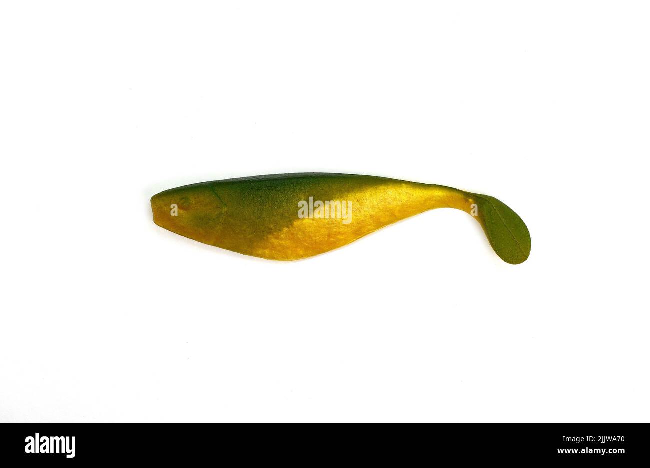 Silicon Fishing Twister Isolated on White Background Stock Photo - Alamy