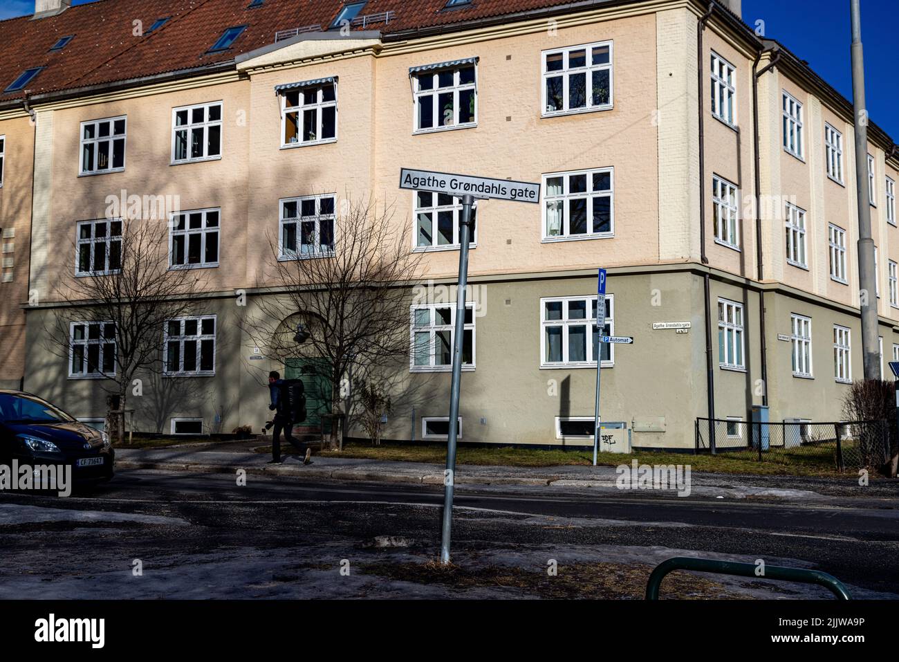 Buildings in Torshov Oslo Norway Stock Photo - Alamy
