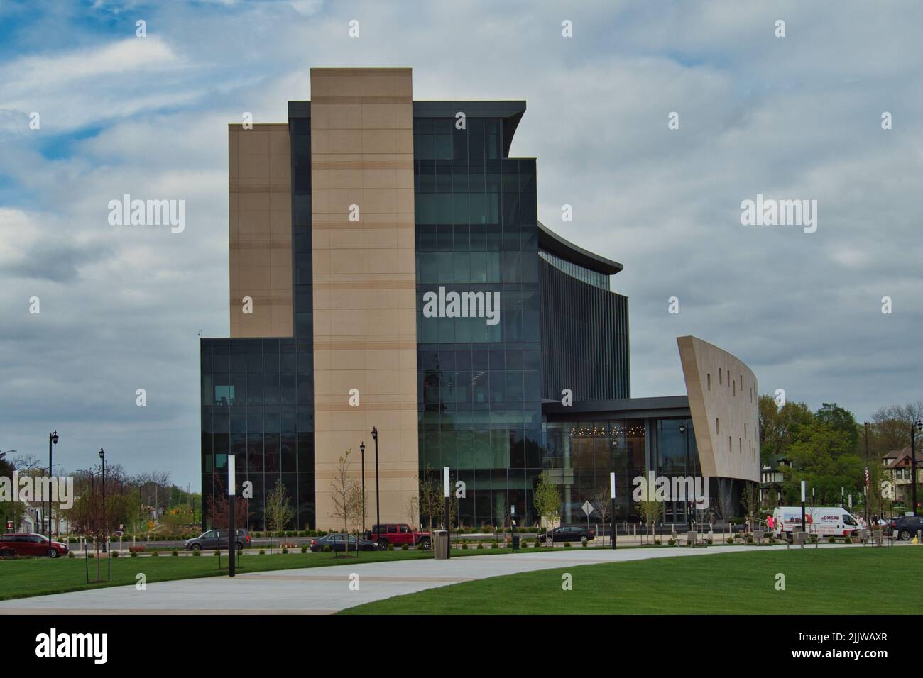 The Johnson County Kansas (KS) Courthouse in Olathe, the USA Stock ...