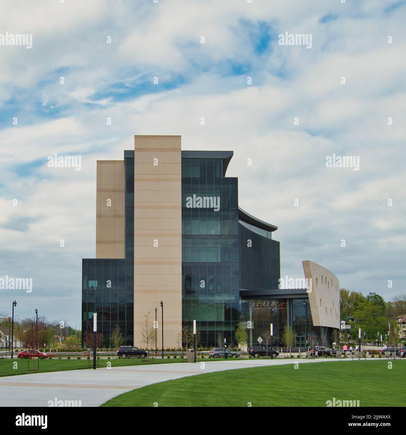 The Johnson County Kansas (KS) Courthouse in Olathe, the USA Stock ...