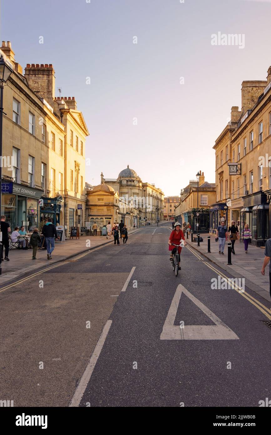 Summer evenings in Bath Stock Photo - Alamy