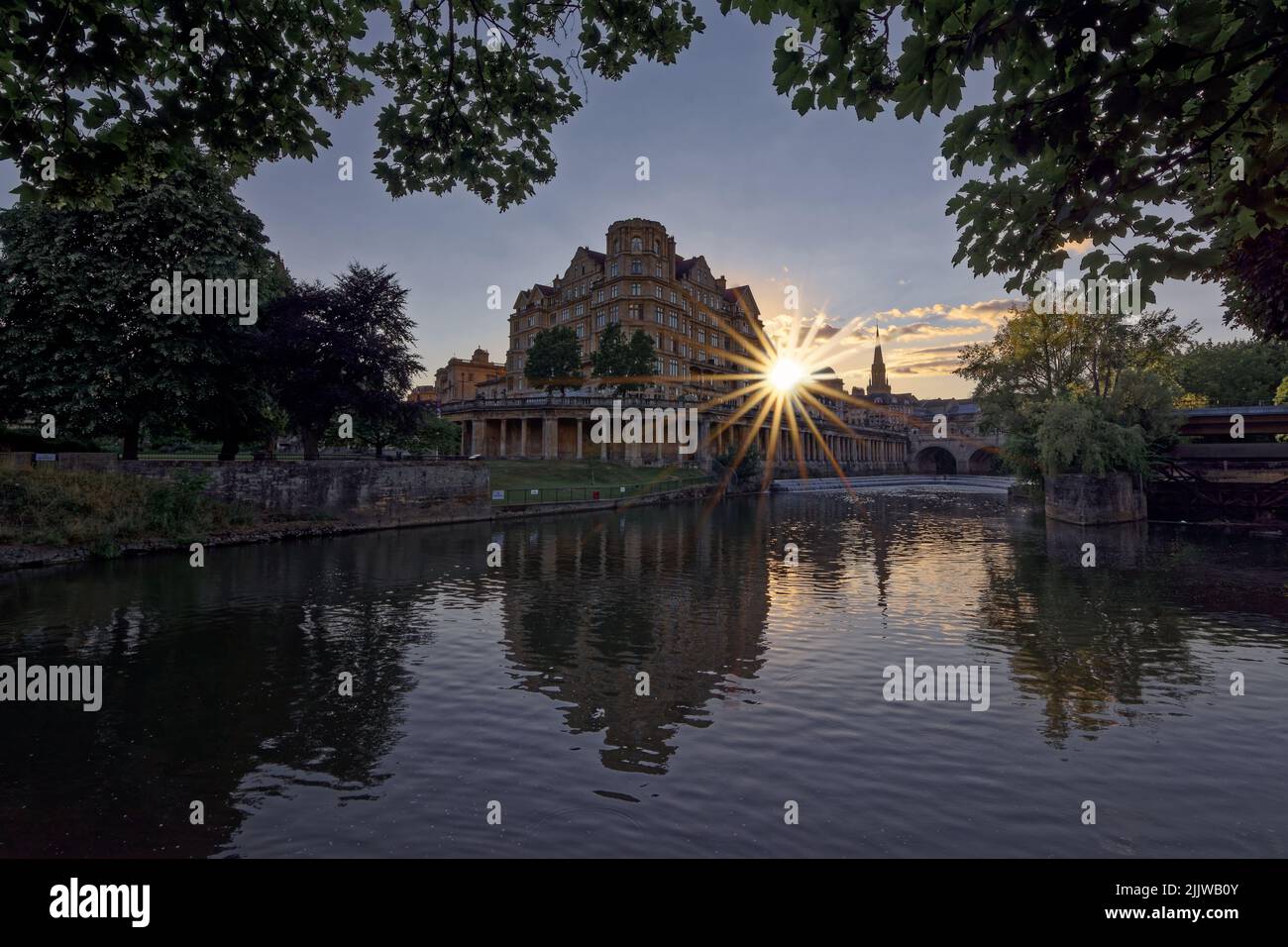 Summer evenings in Bath Stock Photo - Alamy
