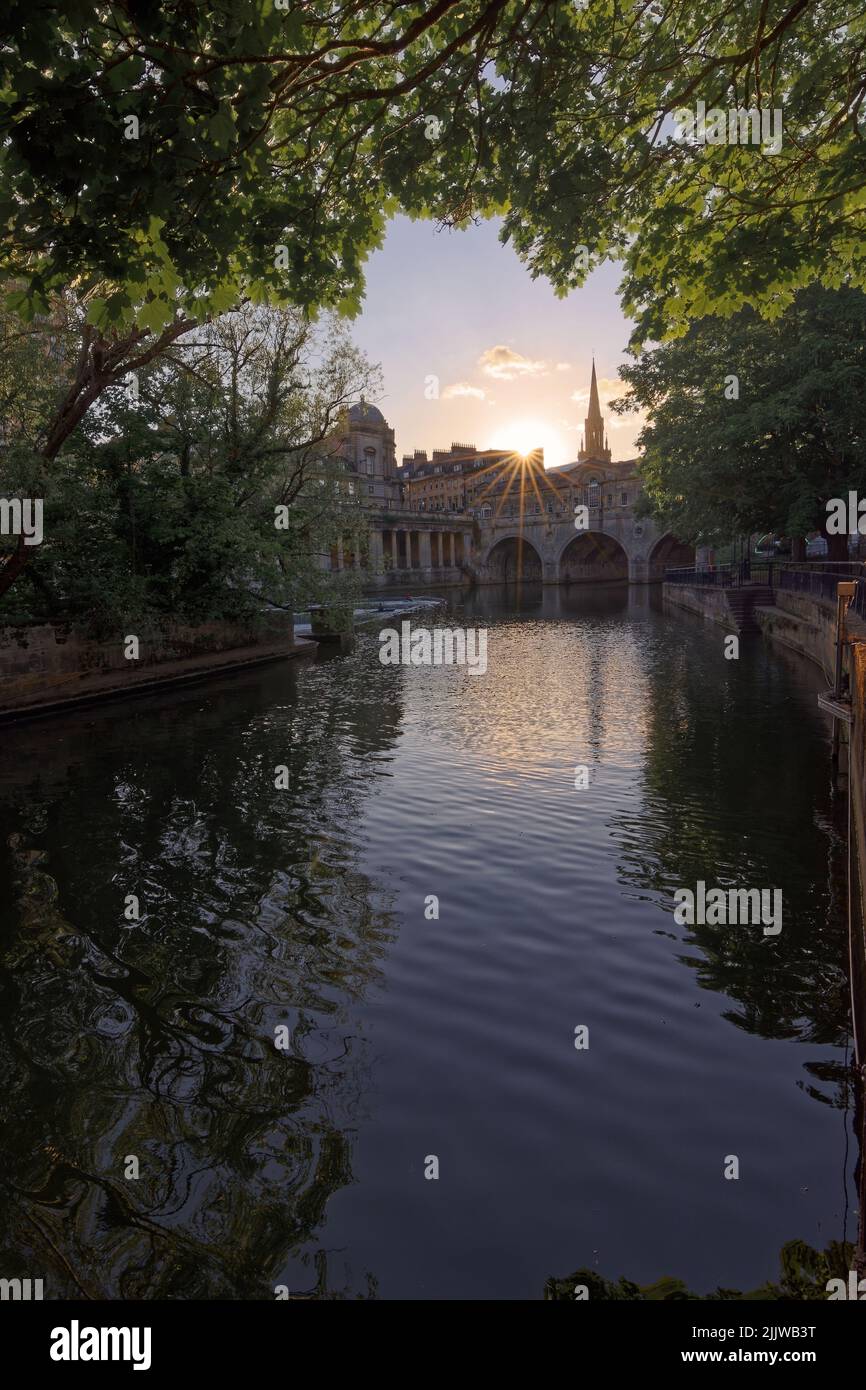 Summer evenings in Bath Stock Photo - Alamy