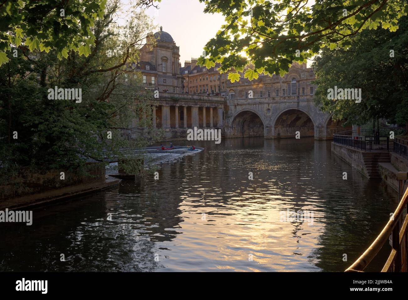 Summer evenings in Bath Stock Photo - Alamy