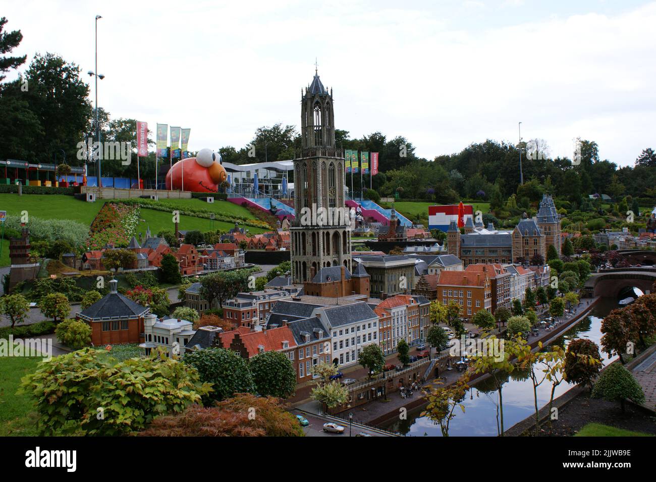The famous Madurodam miniatures park in Den Haag, Netherlands Stock ...