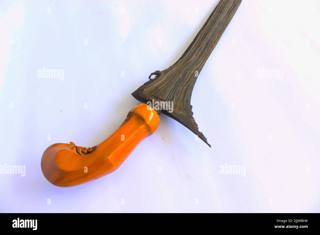 keris or kris is tradional weapon of javanese people indonesia on ...