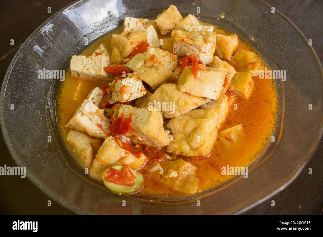 Sambal goreng is a traditional Javanese food made from spicy stew with ...