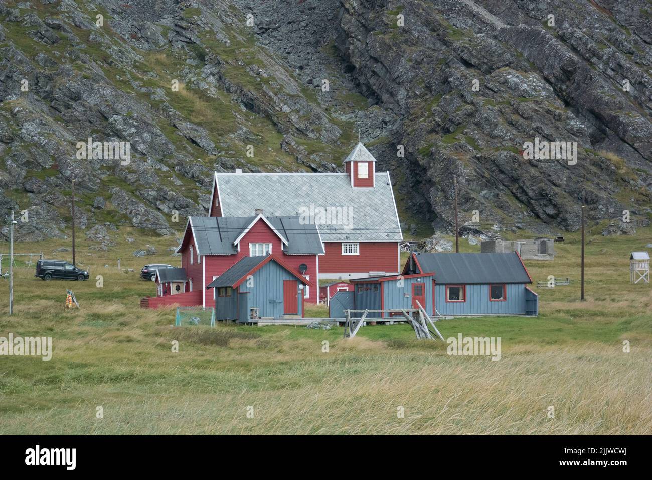 The small village of Hamningberg, Finnmark, Norway Stock Photo - Alamy