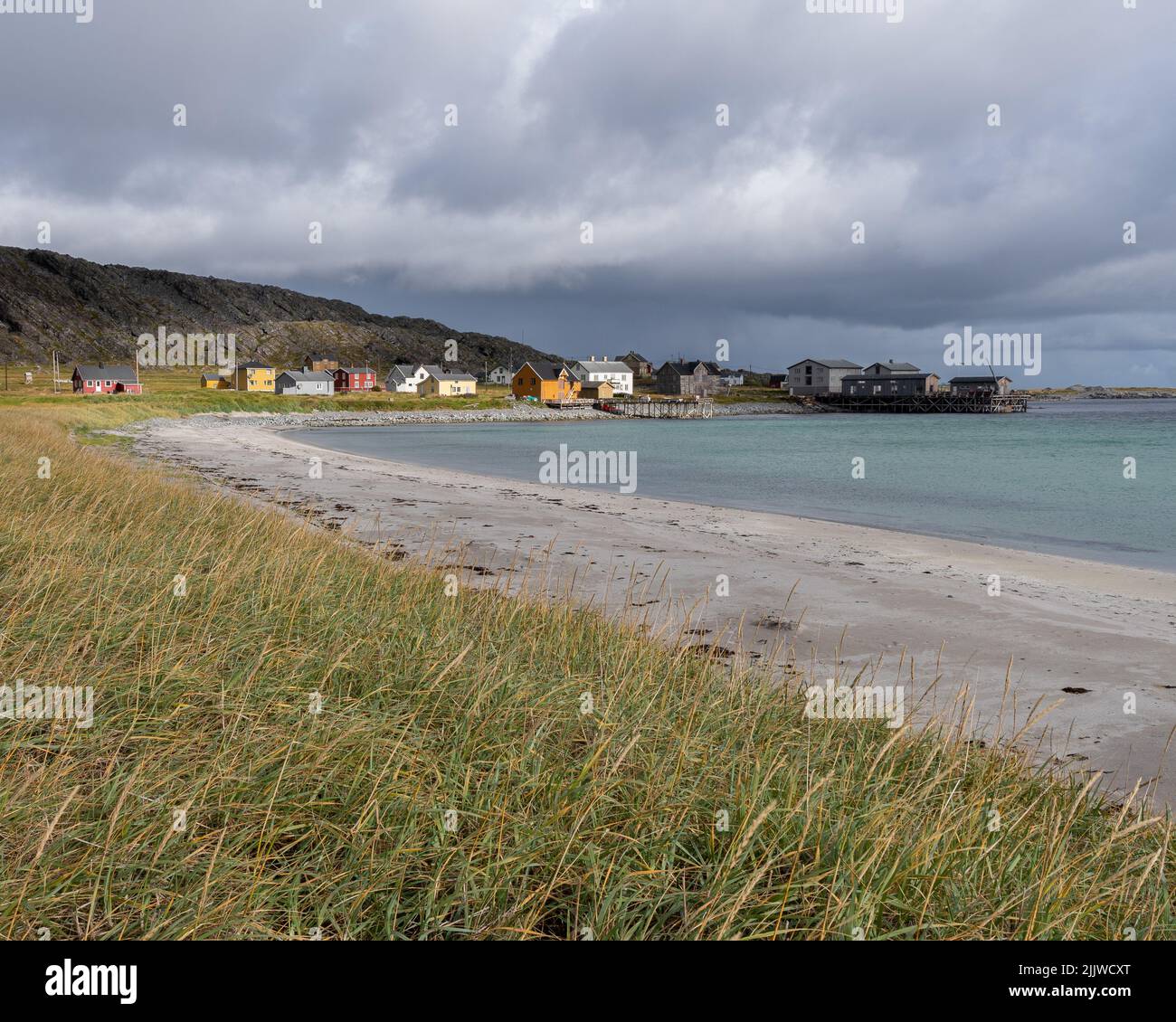 The small village of Hamningberg, Finnmark, Norway Stock Photo - Alamy