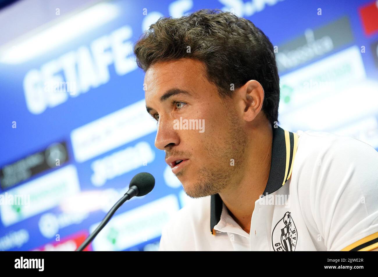 Spain, July 28, 2022. Getafe CF's new player Luis Milla during his ...