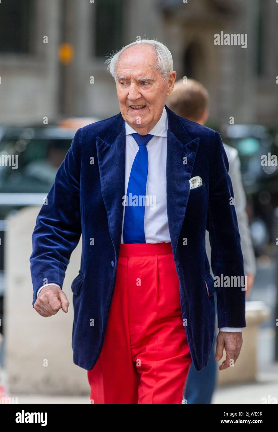 London, England, UK. 28th July, 2022. British billionaire Sir FREDERICK ...