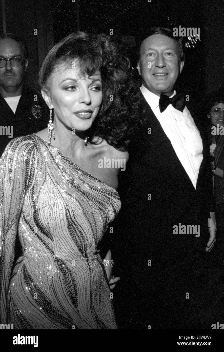 Joan Collins at the 34th Annual Emmy Awards Banquet at the Century Plaza Hotel in Los Angeles ...