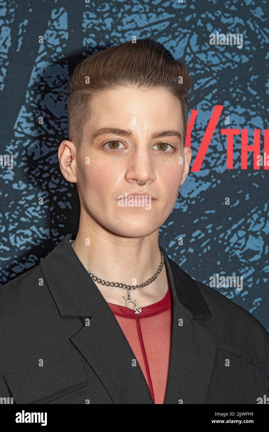 New York, United States. 27th July, 2022. Theo Germaine attends the ...