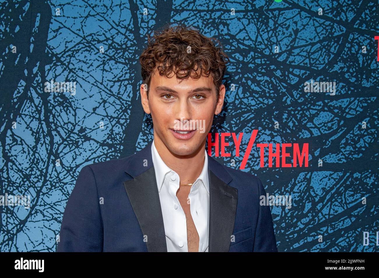 New York, United States. 27th July, 2022. Cooper Koch attends the "THEY ...