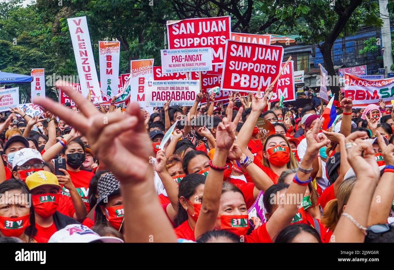 July 25, 2022, Quezon City, National Capital Region, Philippines ...