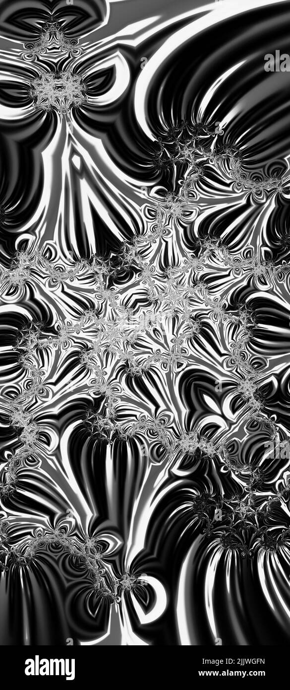 Abstract Computer generated Fractal design. A fractal is a never-ending ...