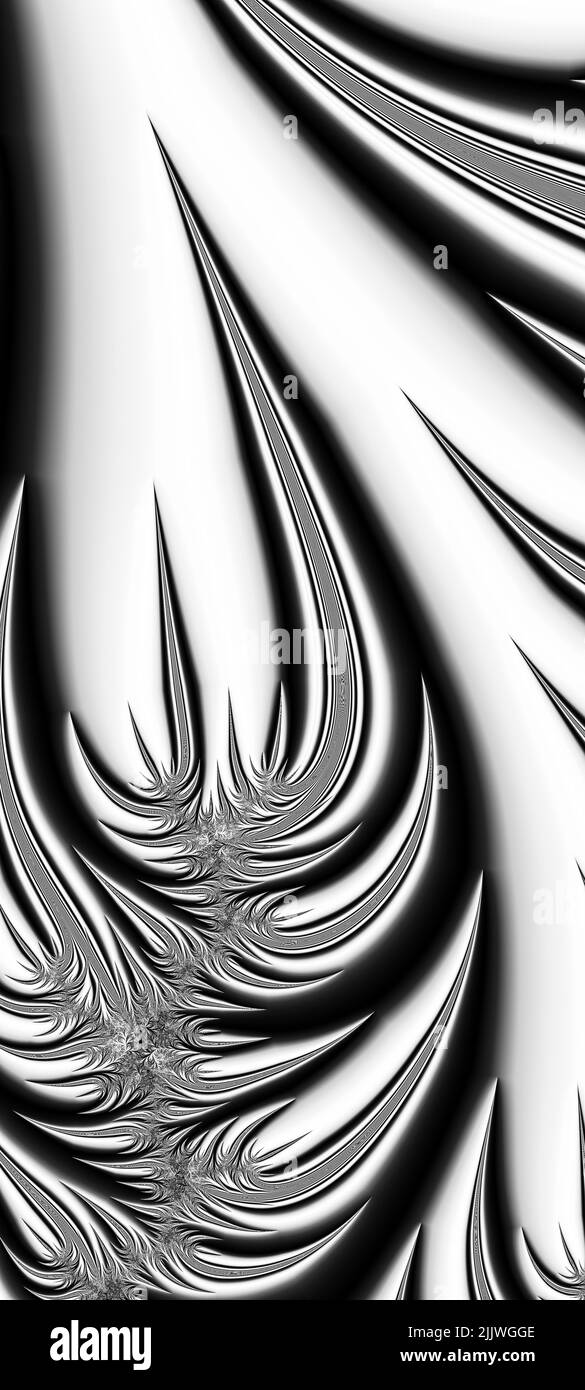 Abstract Computer generated Fractal design. A fractal is a never-ending ...