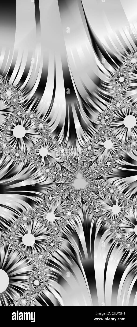 Abstract Computer generated Fractal design. A fractal is a never-ending ...