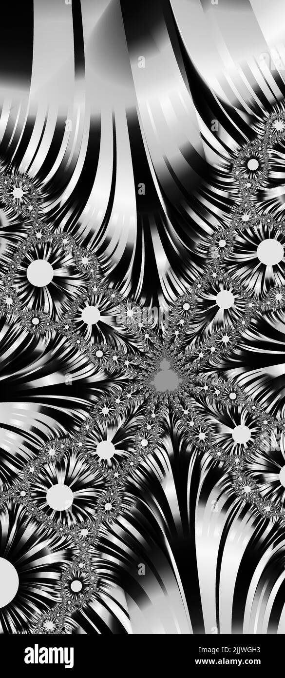 Abstract Computer generated Fractal design. A fractal is a never-ending ...