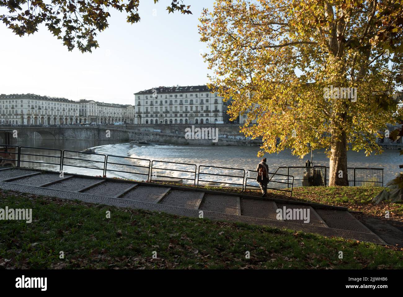 The river Po in Turn Stock Photo - Alamy