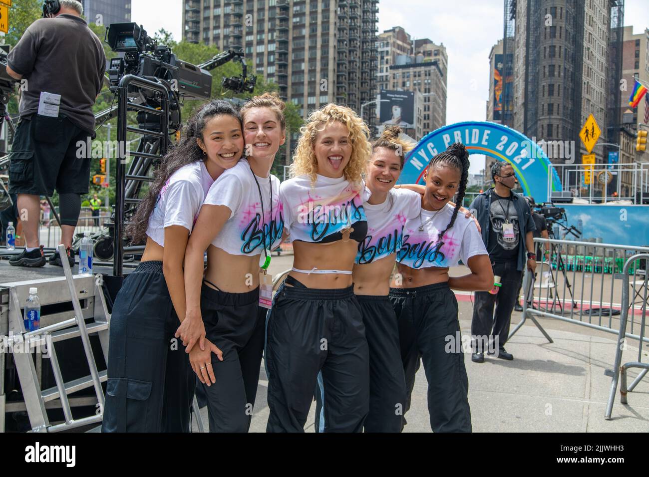 The people celebrating Pride Month Parade 2021 on the streets of New ...