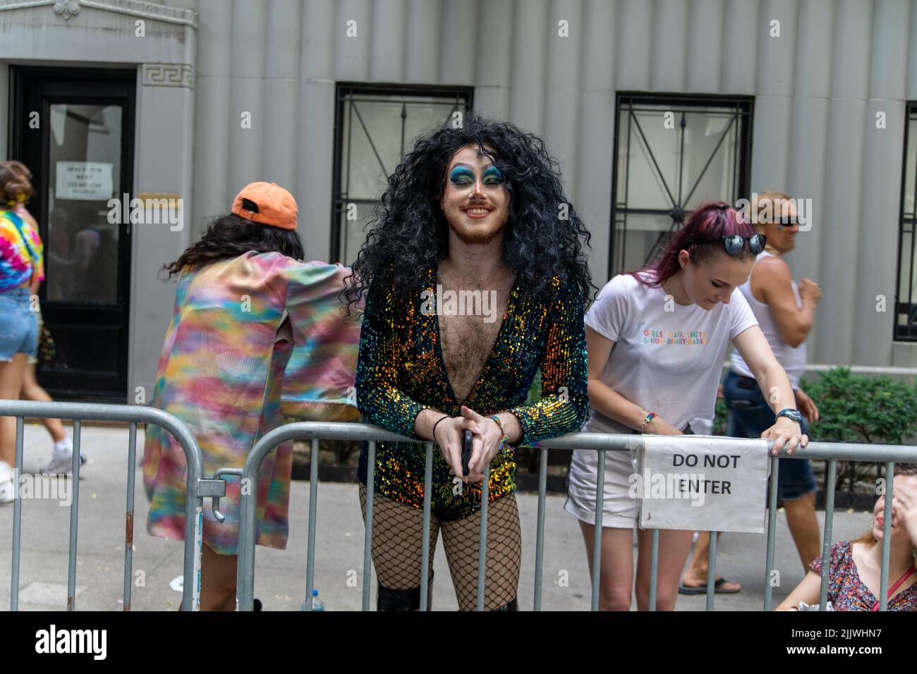 The people celebrating Pride Month Parade 2021 on the streets of New ...
