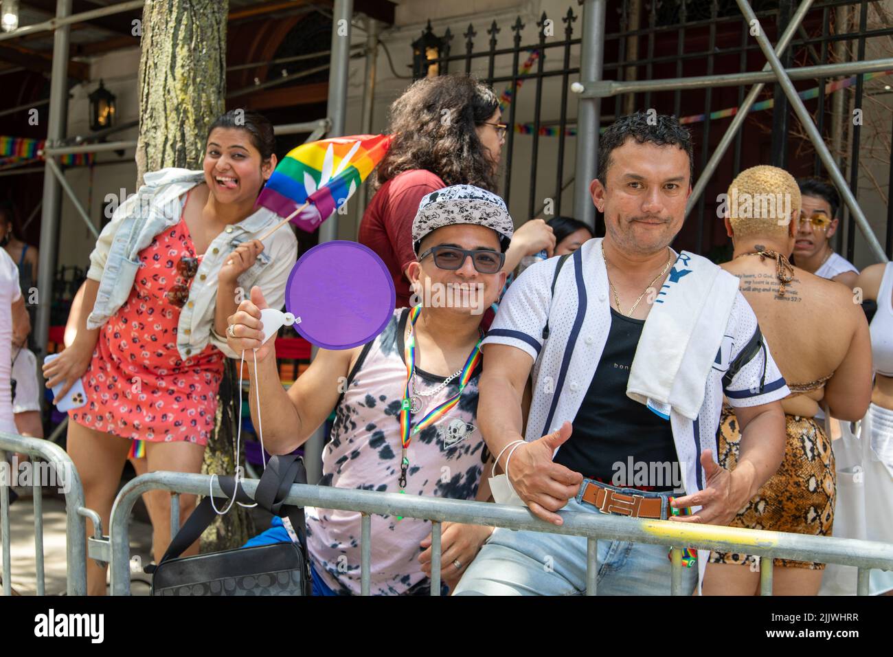 The people celebrating Pride Month Parade 2021 on the streets of New ...