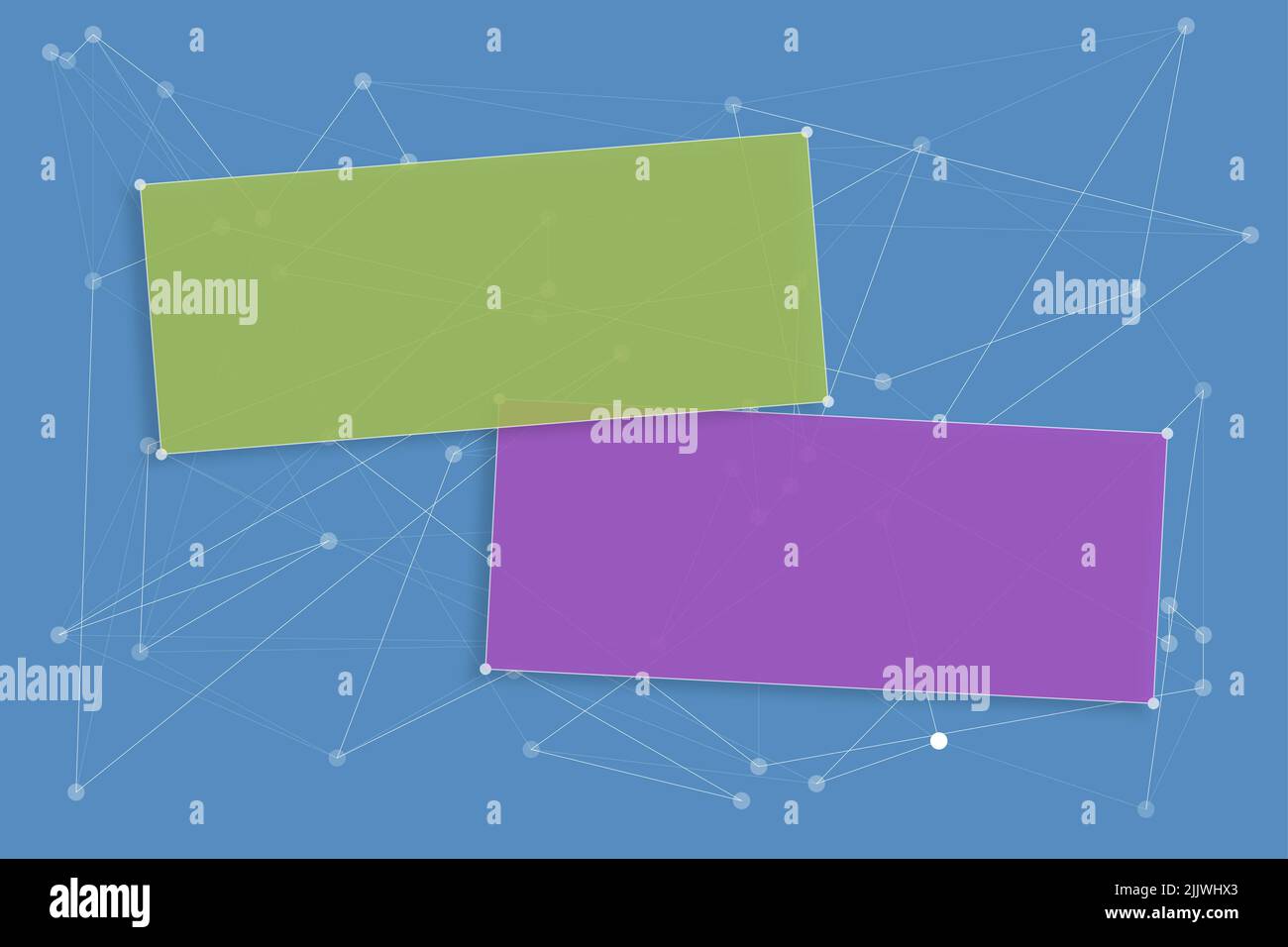 Blank Color Chat Boxes With Geometric Angles Over Background Design ...