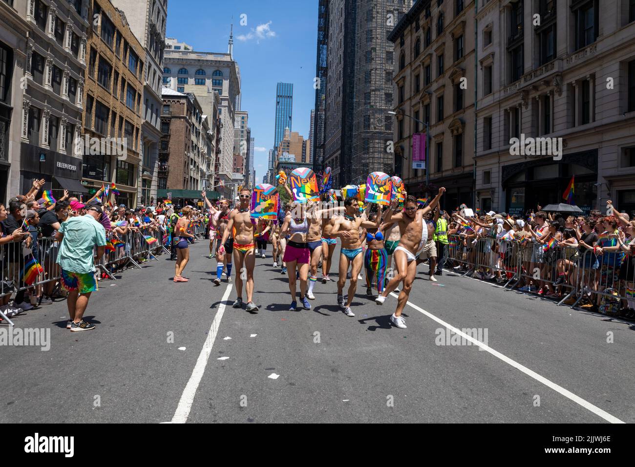 The people celebrating Pride Month Parade 2022 on the streets of New ...
