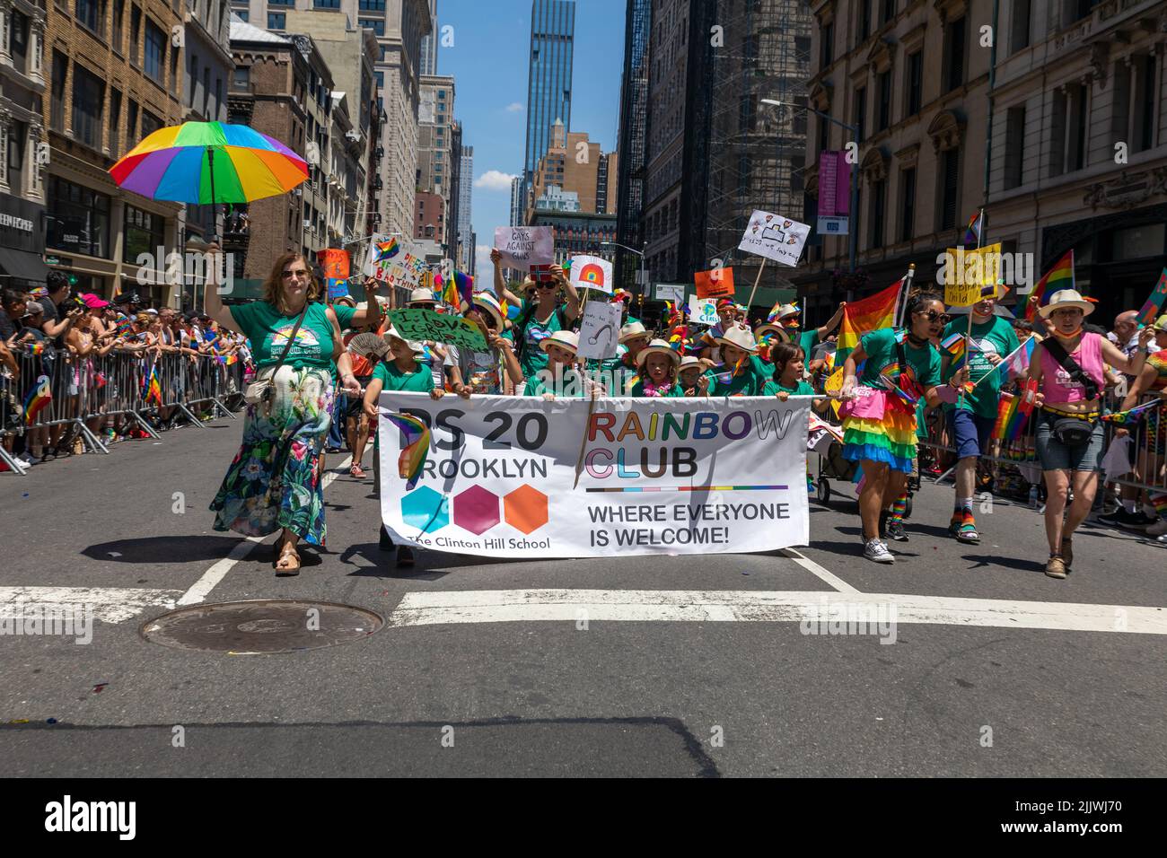 The Rainbow Club celebrating Pride Month Parade 2022 on the streets of ...