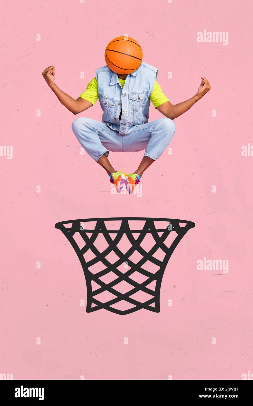 Photo cartoon comics sketch picture of winner guy basket ball instead ...