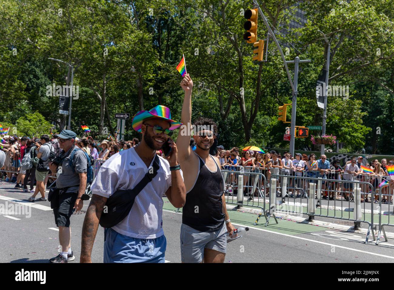 The people celebrating Pride Month Parade 2022 on the streets of New ...