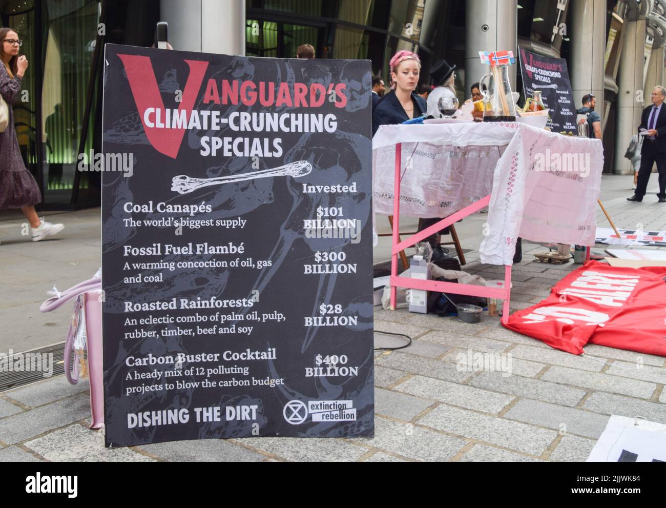 London, England, UK. 28th July, 2022. Extinction Rebellion activists ...