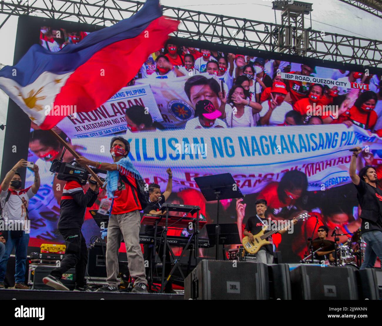 Supporters of President Ferdinand Romualdez Marcos Jr., gathered ...
