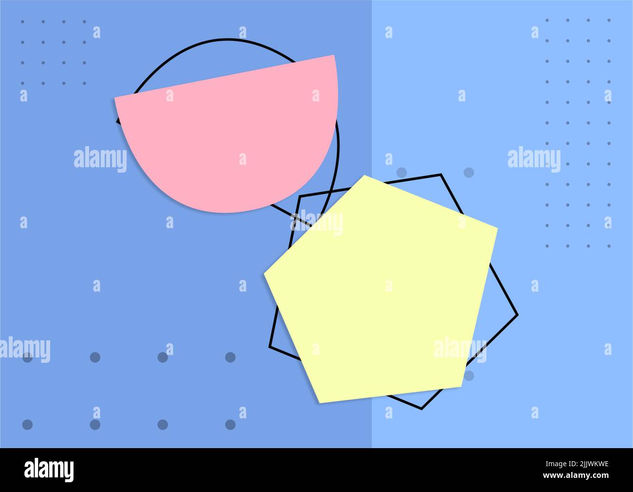 Blank Geometric Shapes With Copy Space For Business Advertisement Over ...