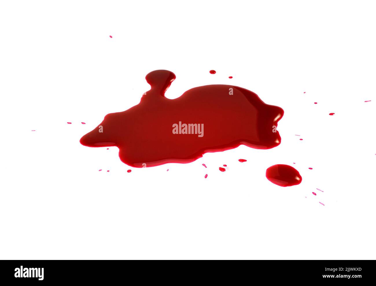 Spilled red wine puddle isolated on white background. Red wine puddle ...