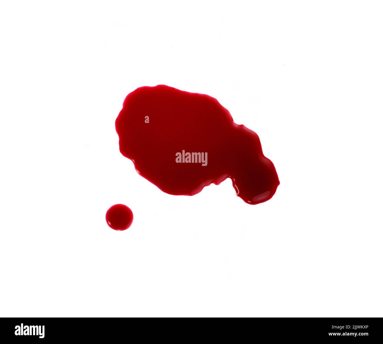 Spilled red wine puddle isolated on white background. Red wine puddle ...
