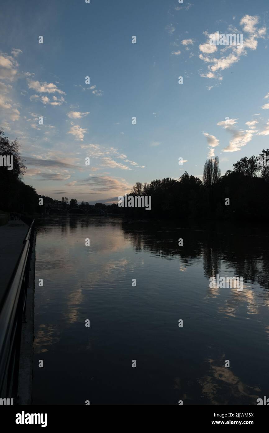 The river Po in Turn Stock Photo - Alamy