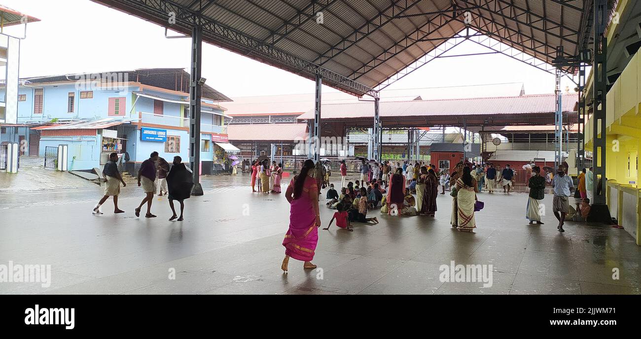 Guruvayur temple side view in Kerala INDIA Stock Photo - Alamy