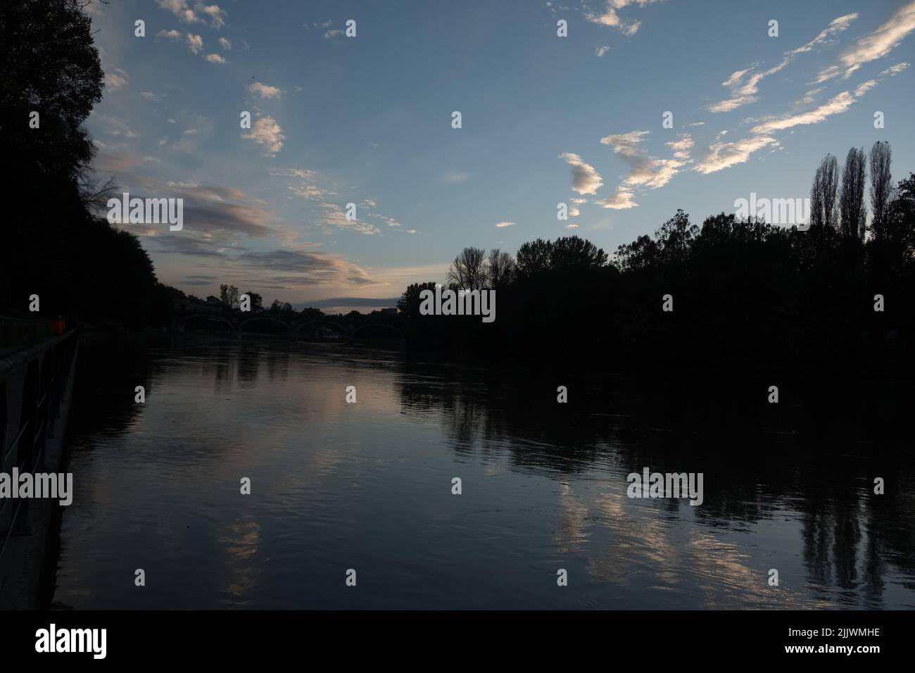 The river Po in Turn Stock Photo - Alamy