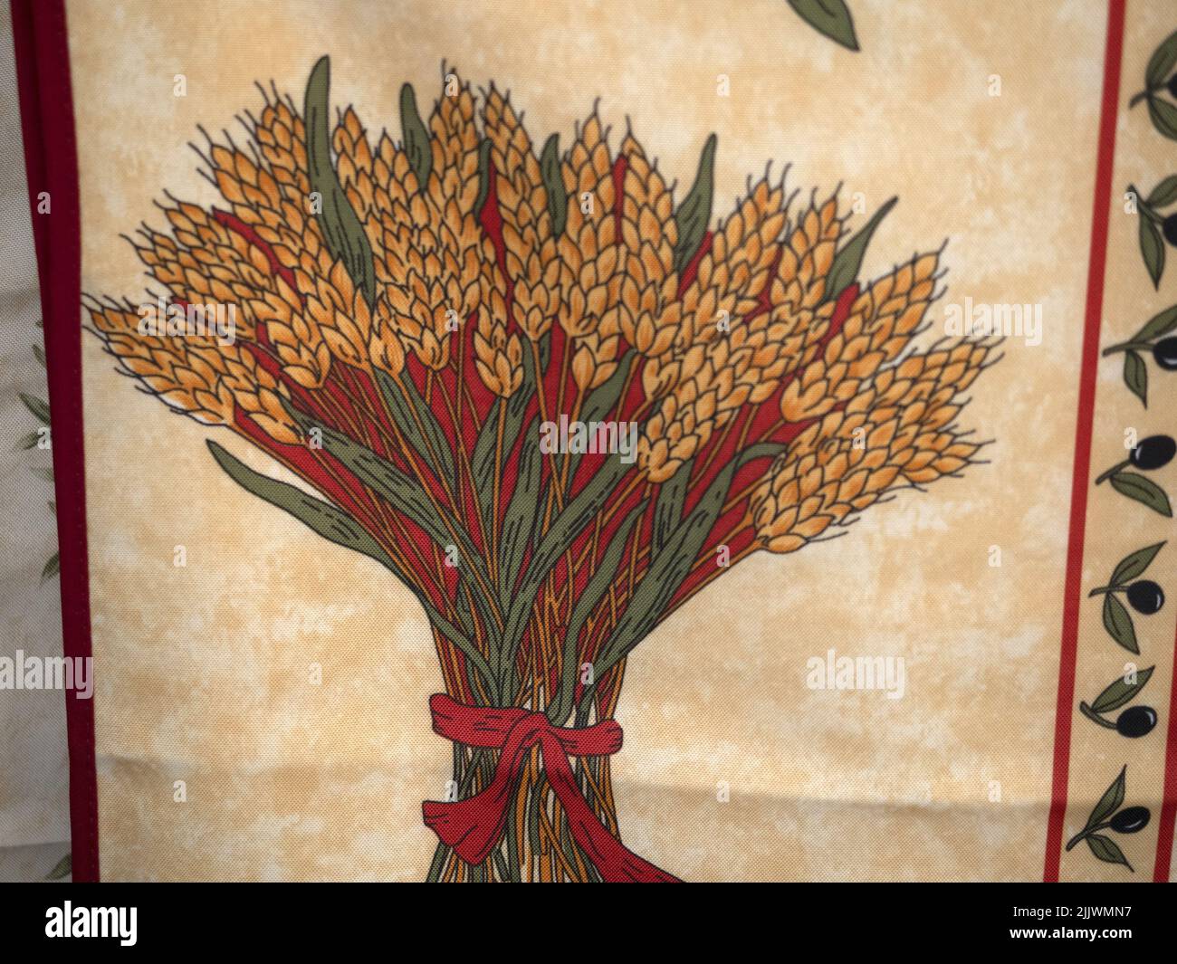 provence france fabric provencal detail at the market Stock Photo - Alamy