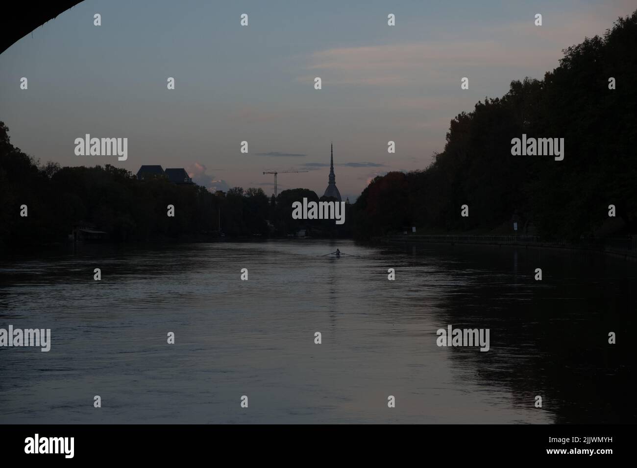 The river Po in Turn Stock Photo - Alamy
