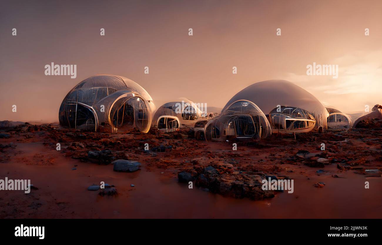 Colony in space hi-res stock photography and images - Alamy