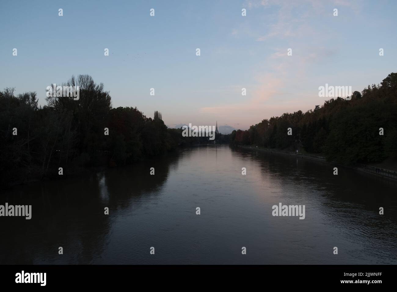 The river Po in Turn Stock Photo - Alamy