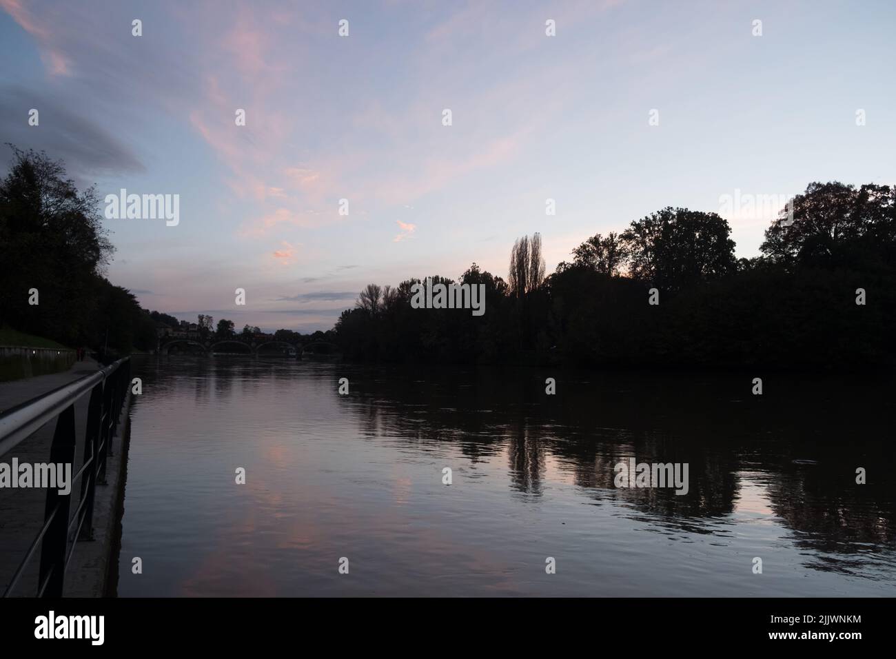 The river Po in Turn Stock Photo - Alamy